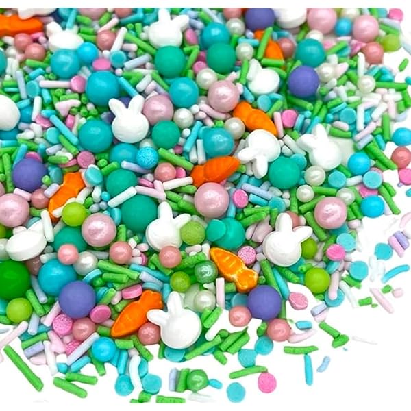 Hey Funny Bunny Sprinkle Mix - 70g Pack - Stef Chef