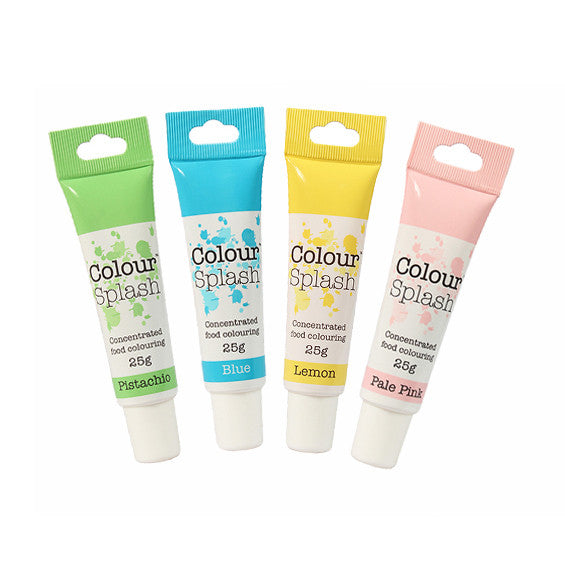 Baby Shower - Food Gel Colouring Set - 4 pack - Stef Chef