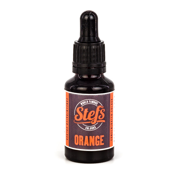 Stef's World Famous Colours - ORANGE Professional Grade Liquid Food Co ...